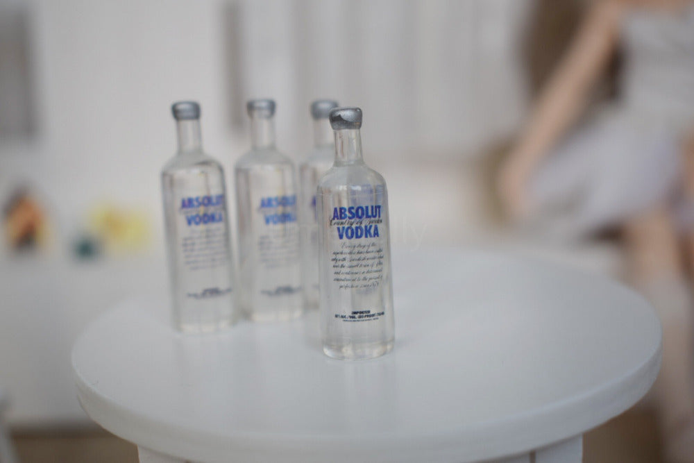 Miniature Vodka Bottles 1:6 scale (5 pcs) – Tiny Must Haves