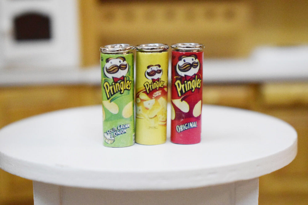 1/12 Scale Dollhouse Miniature Pringles (3 pcs/set) – Tiny Must Haves