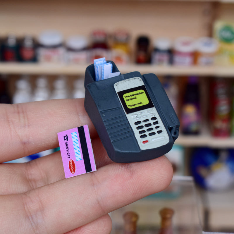 Miniature Pin Pad POS Device and Mini Credit Card – Tiny Must Haves
