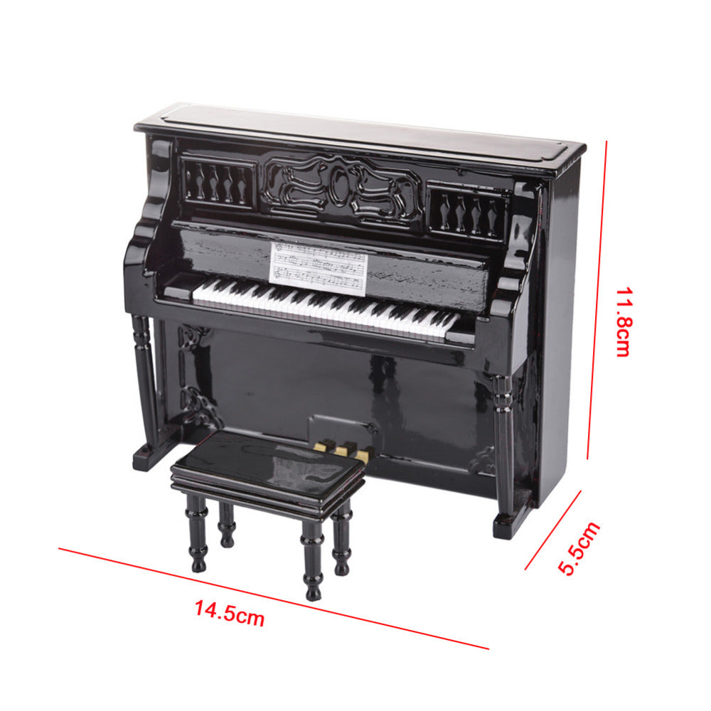 Miniature Piano and Small Stool – Tiny Must Haves